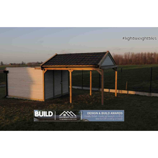 Black Plastic Roof Ridge Tile - Low Cost » Lightweight Tiles