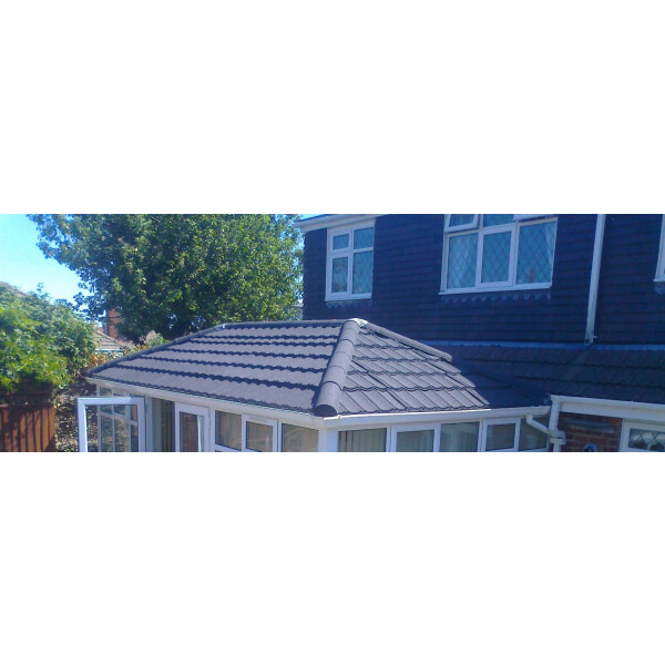 Grey granulated Roof Tiles » Lightweight Tiles