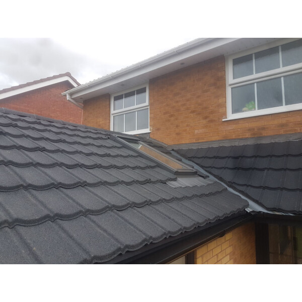 Grey Granulated Ridge Tile » Lightweight Tiles