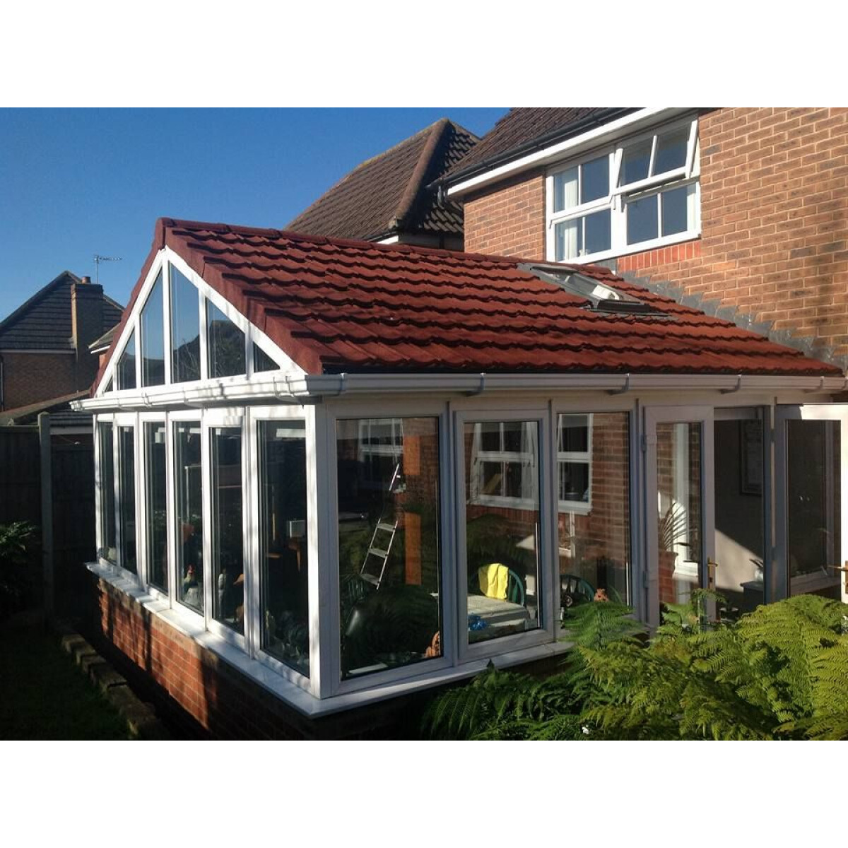 Red Granulated Roofing Tiles » Lightweight Tiles