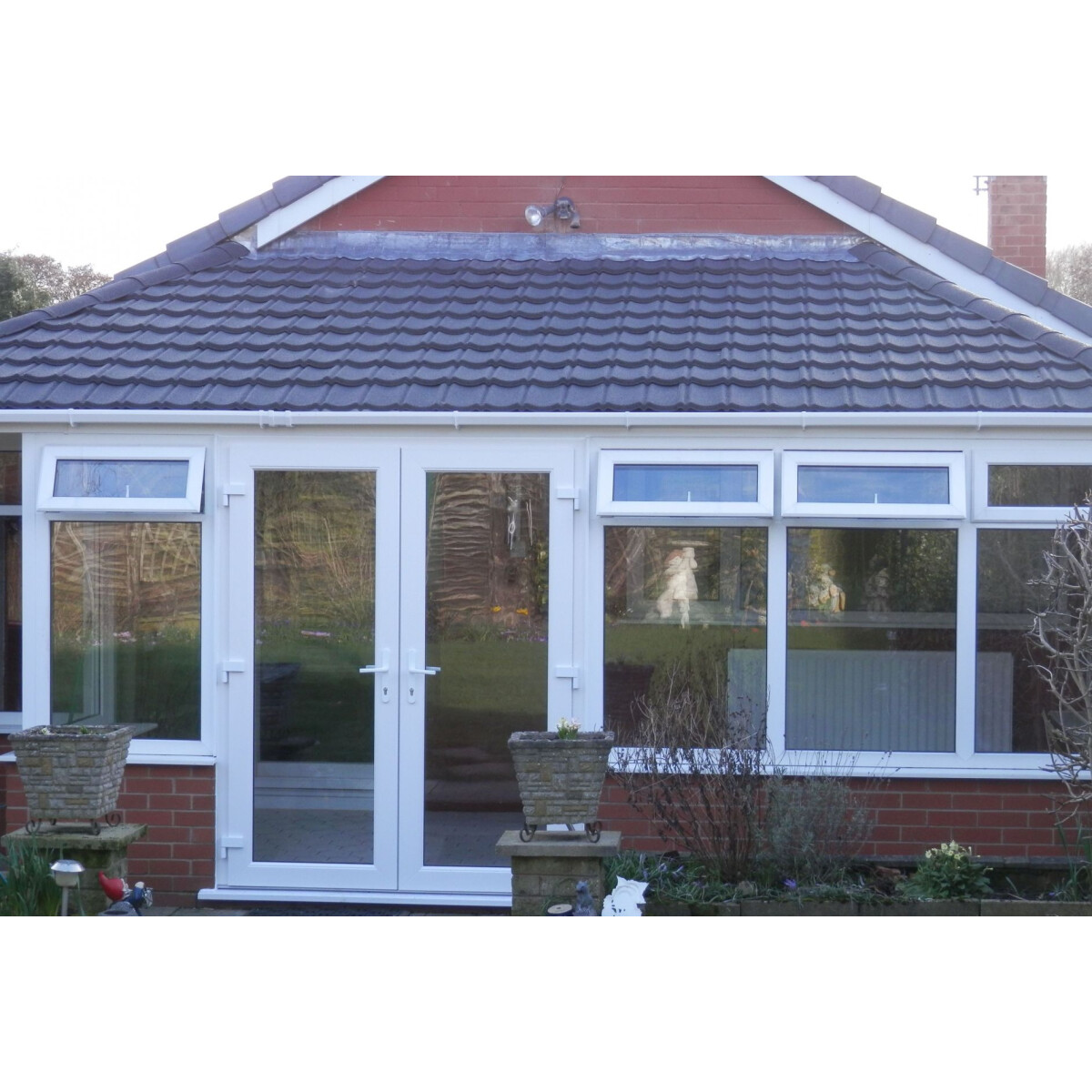 Grey granulated Roof Tiles » Lightweight Tiles